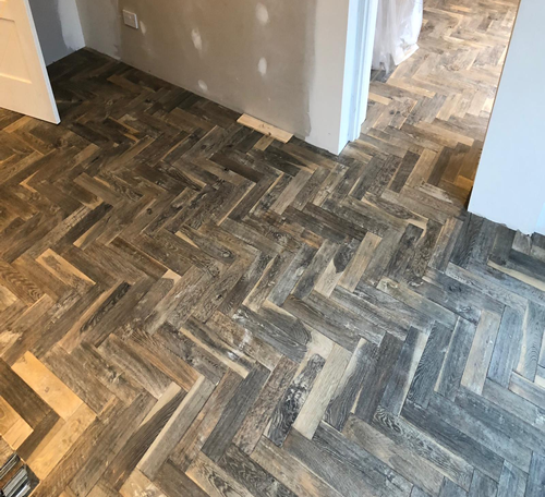 Engineered Flooring, St. Moritz Herringbone, 18/5mm x 90mm x 400mm ...